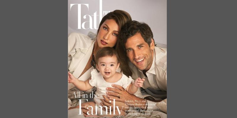 Solenn, Nico and Baby Thylane are picture perfect in their first ...