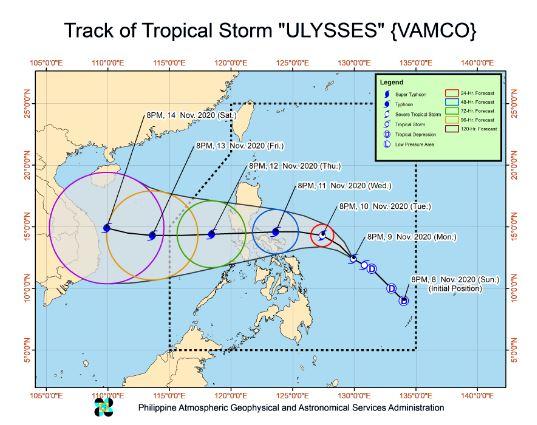 Signal No. 1 up over 5 areas as Ulysses maintains strength | GMA News ... Signal No. 1 up over 5 areas as Ulysses maintains strength | GMA News ...