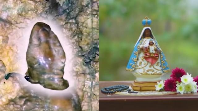 Masbate residents say rock formation that looks like Birhen de Regla ...