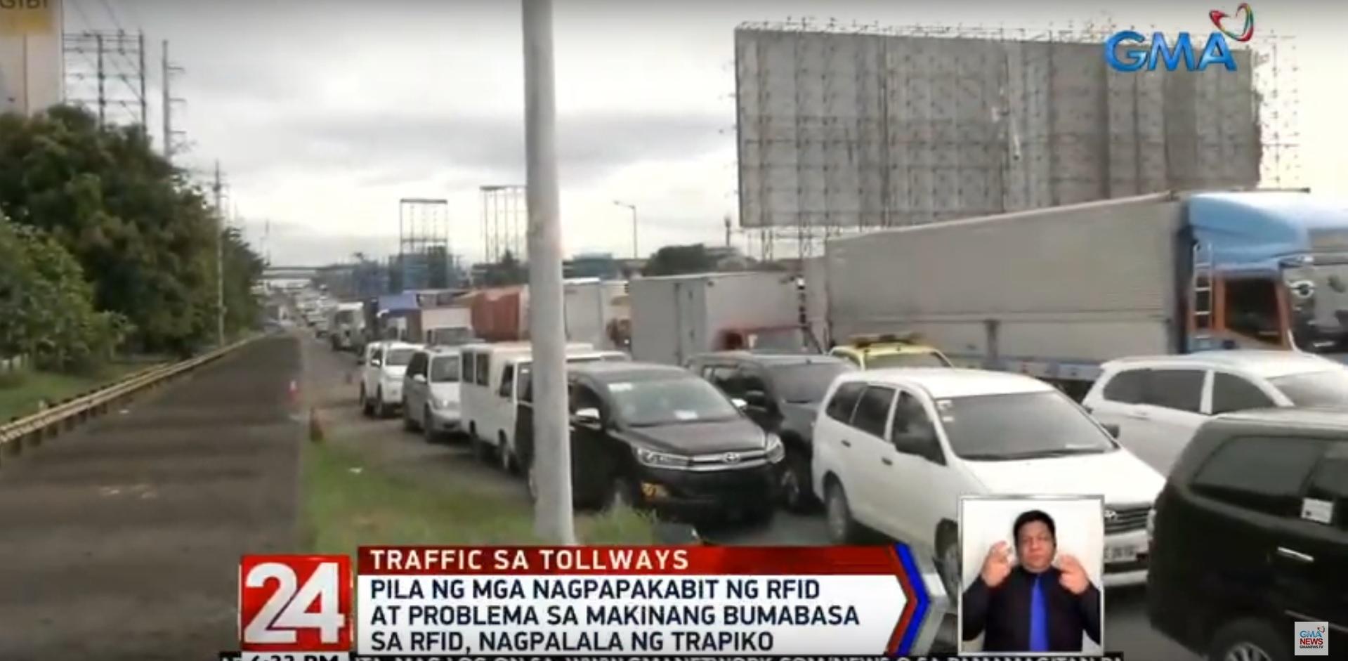 Heavy traffic, confusion mark second day of RFID system at NLEX, SLEX ...