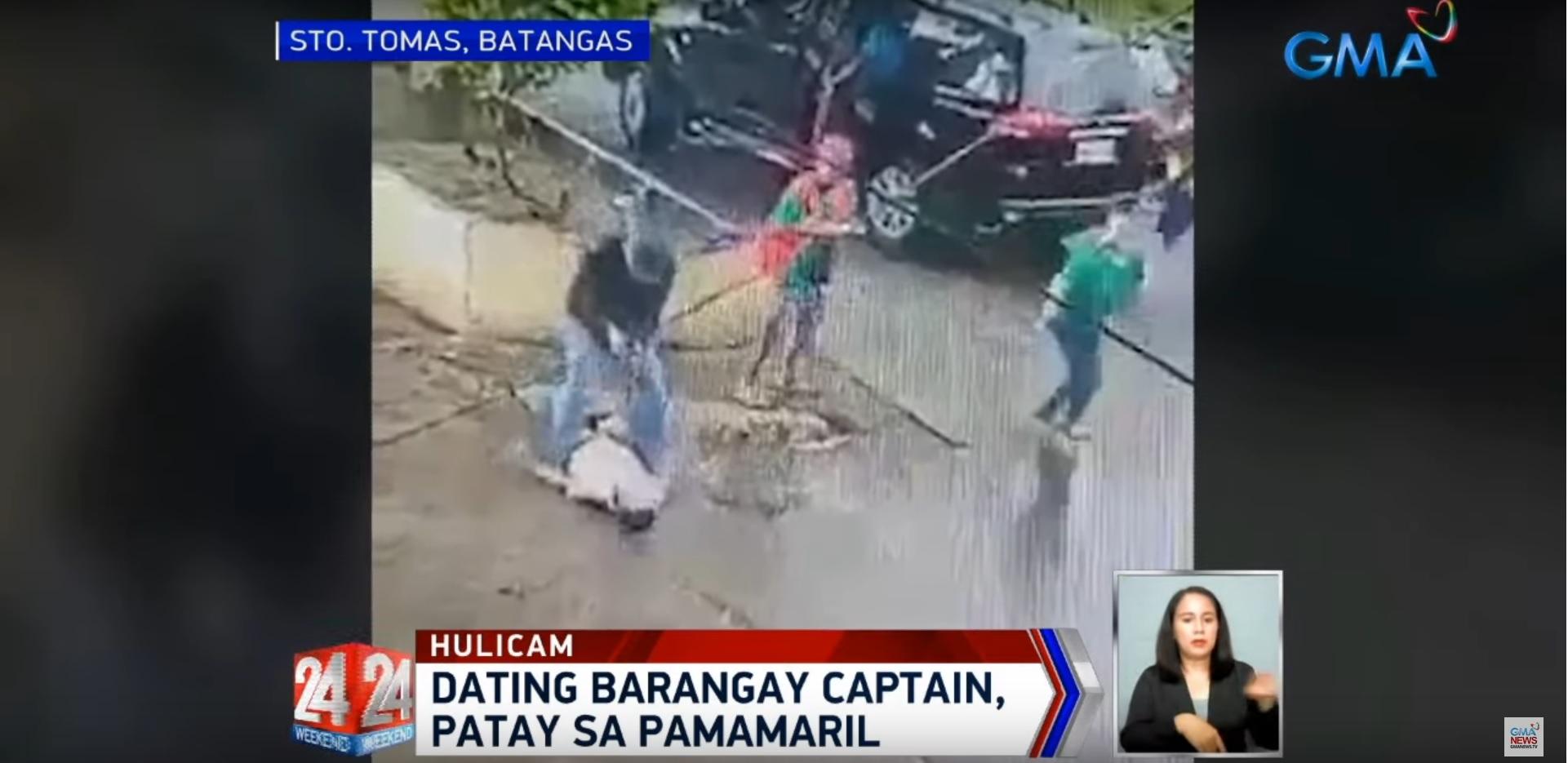Former barangay captain shot dead in Batangas | GMA News Online