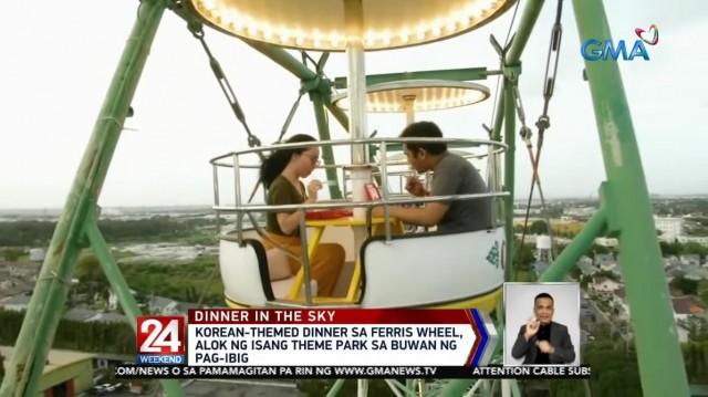 Enjoy a Korean-themed dinner 150 feet above ground in this Laguna theme ...