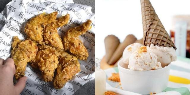 These two brands teamed up to create buffalo wings-flavored ice cream