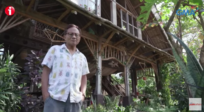 Howie Severino showcases his bamboo house | GMA News Online