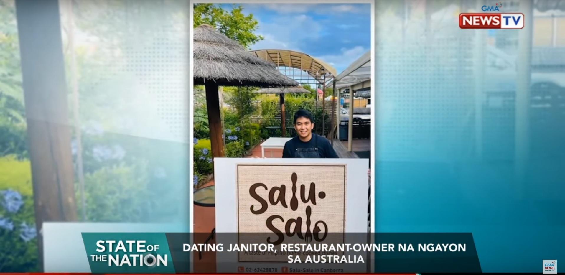 Pinoy janitor in Australia becomes a restaurateur at 25 | GMA News Online