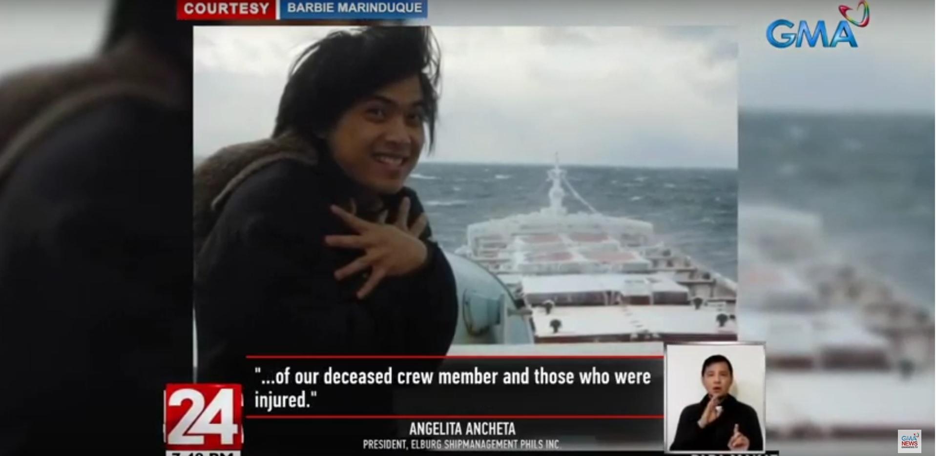Manpower agency working for repatriation of seaman’s remains | GMA News ...