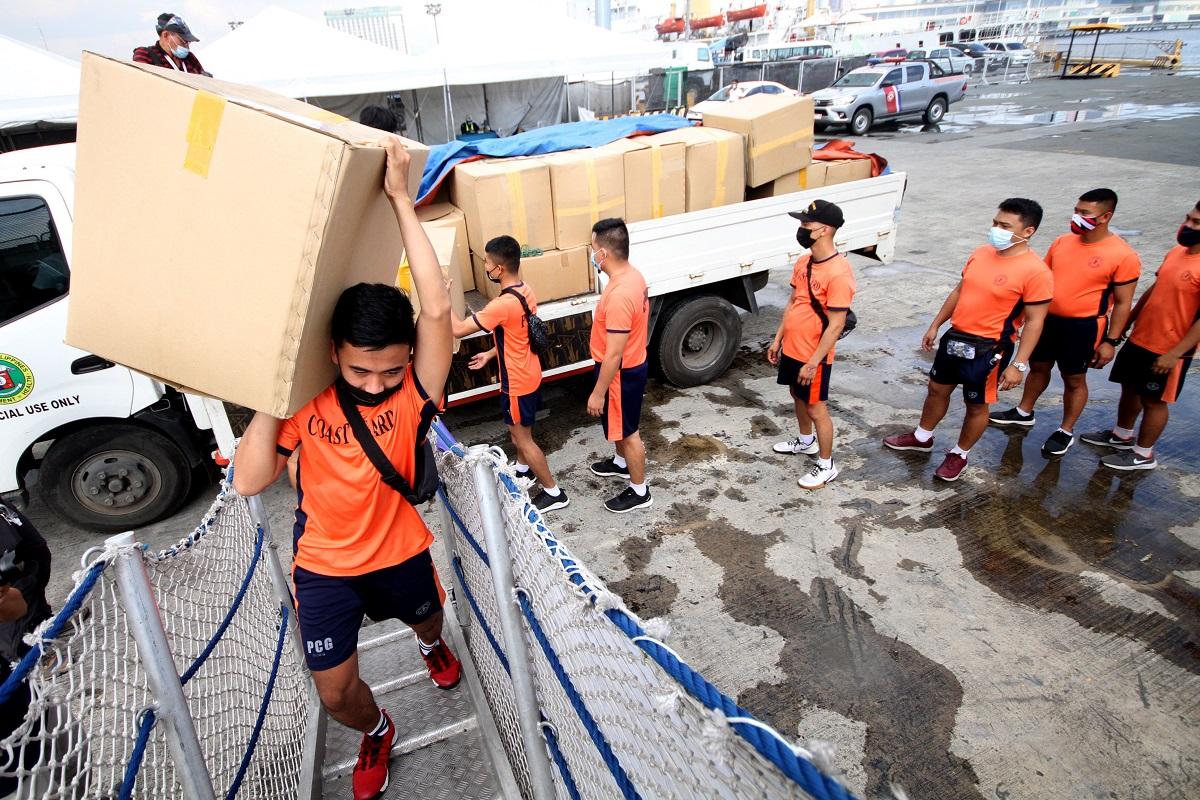 PCG delivers aid to Auring-hit provinces | Photos | GMA News Online