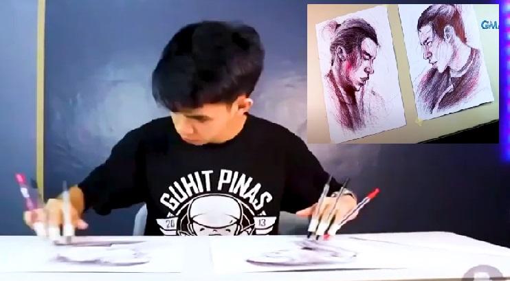Binatang artist, dalawang kamay ang gamit sa pag-drawing | Balitambayan