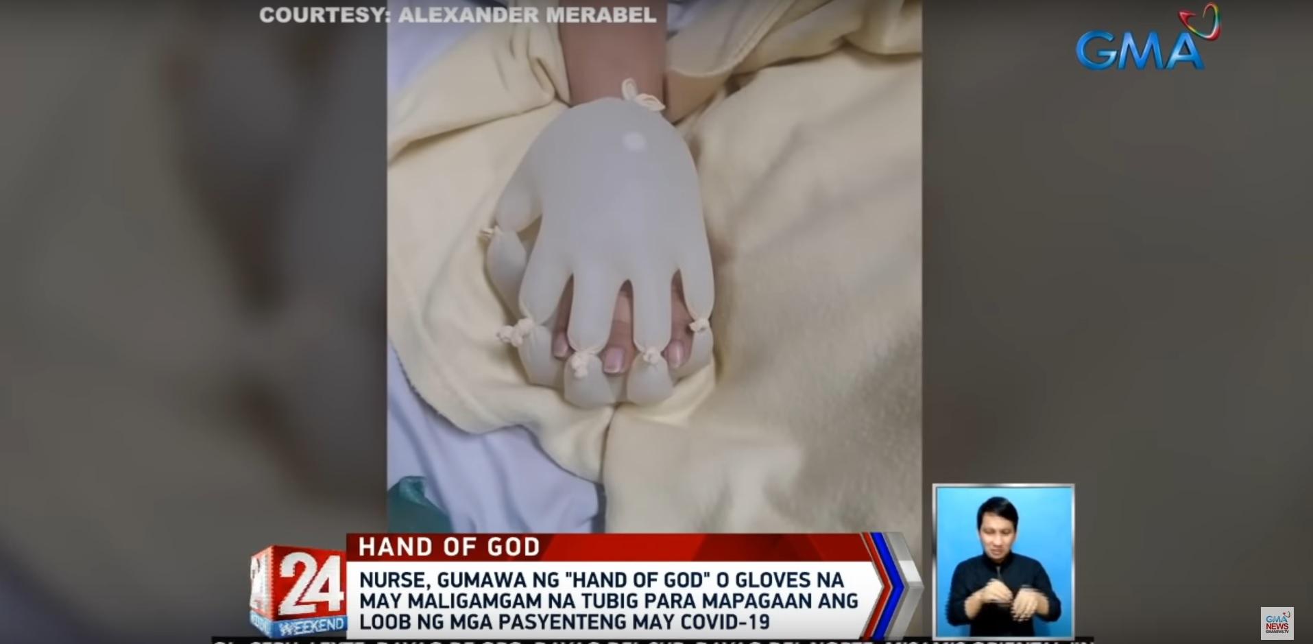 ‘Hand of God’ brings comfort to patients amid lonely struggle vs COVID ...