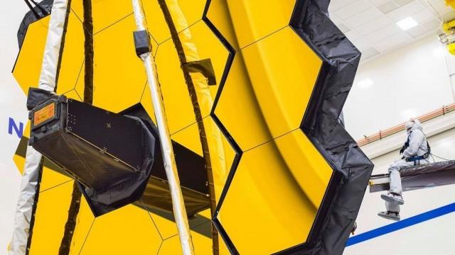NASA opens James Webb Space Telescope’s iconic golden mirror for the ...