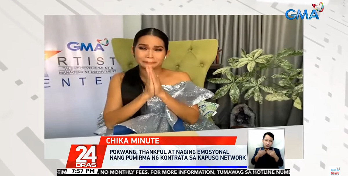 Pokwang gets emotional after warm welcome from GMA Network | GMA News ...