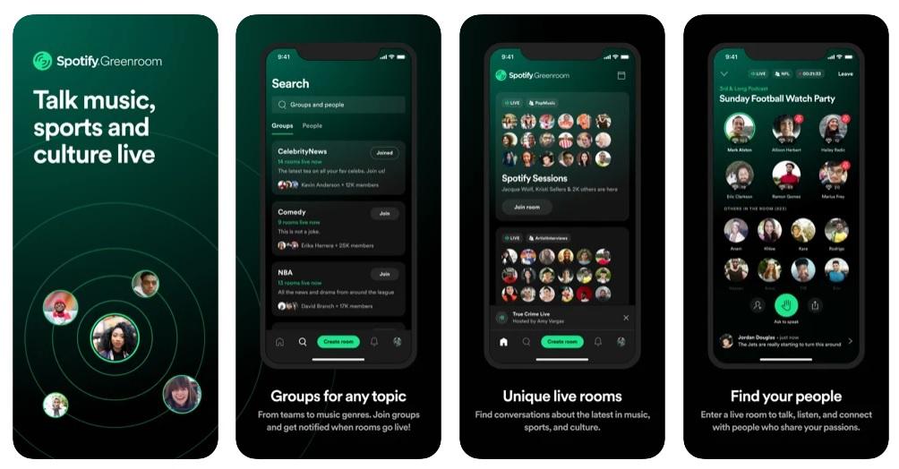 Spotify launches Greenroom, a Clubhouse competitor | GMA News Online