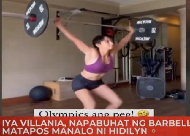 Iya Villania, napabuhat ng barbell matapos makuha ni Hidilyn Diaz ang Olympic gold | Balitambayan