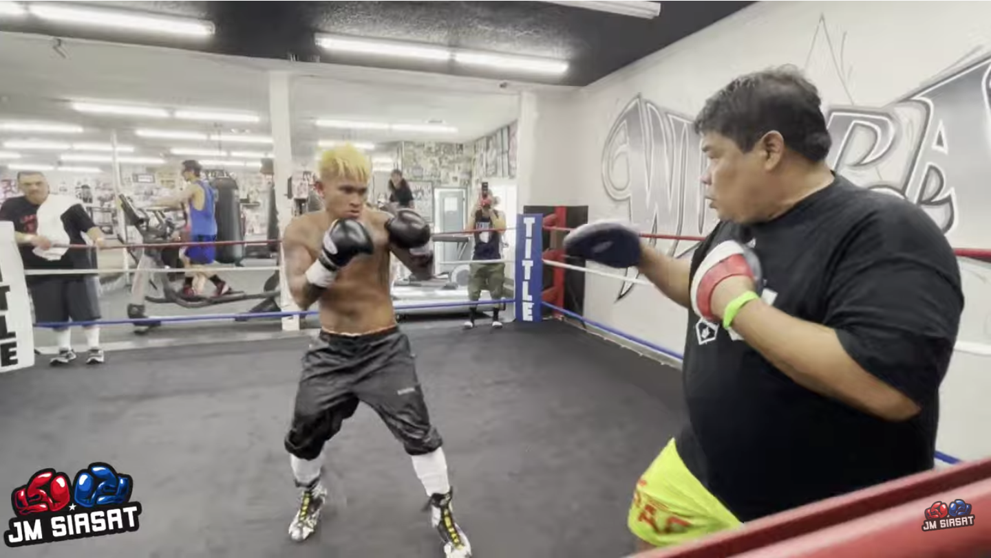 John Riel Casimero trains at Wild Card Gym for title defense | GMA News Online