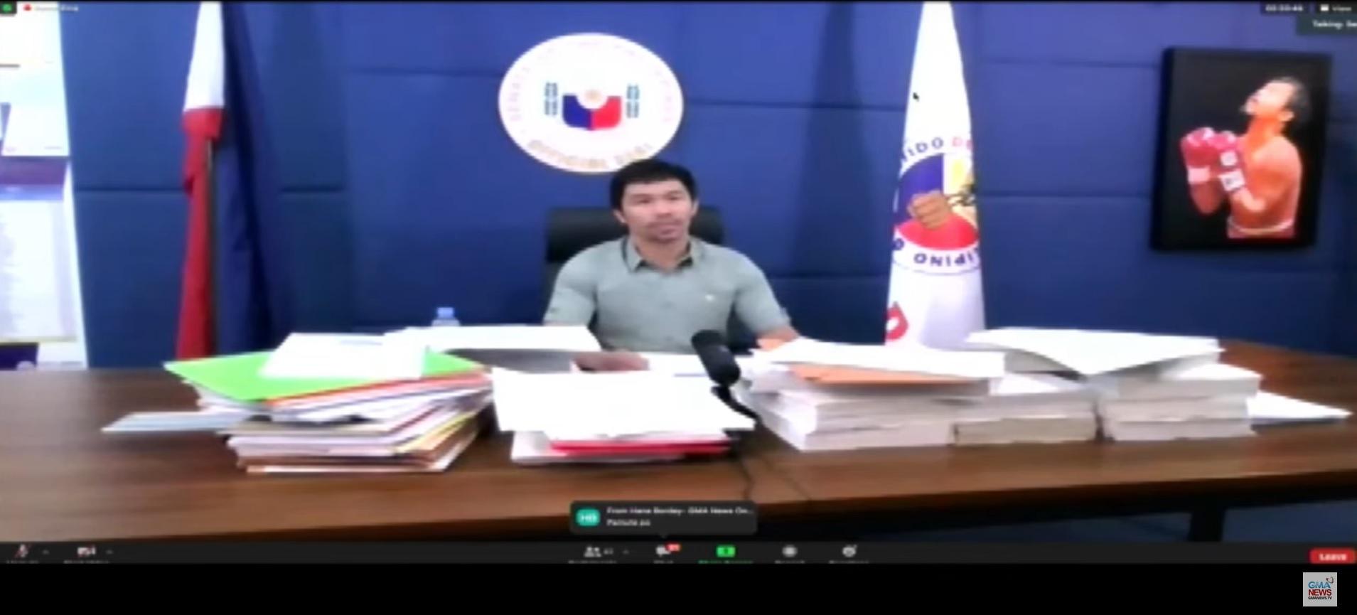 Pacquiao alleges corruption in ‘ayuda’ distribution, DOH, DOE | GMA ...