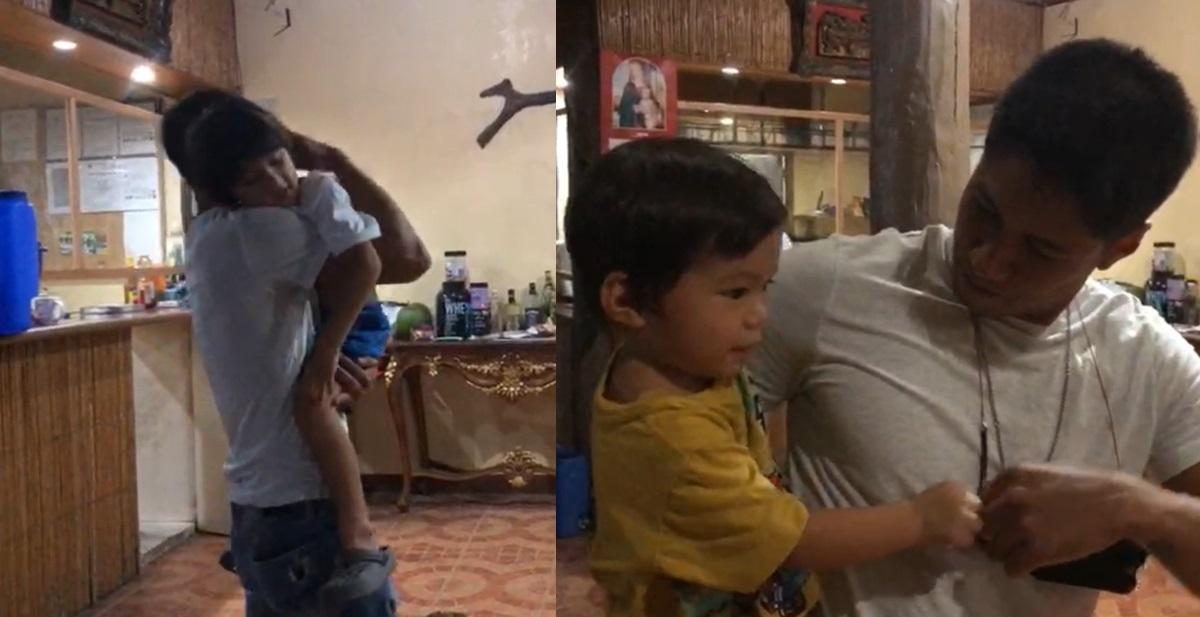 Aljur Abrenica reunites with sons Alas and Axl | GMA News Online