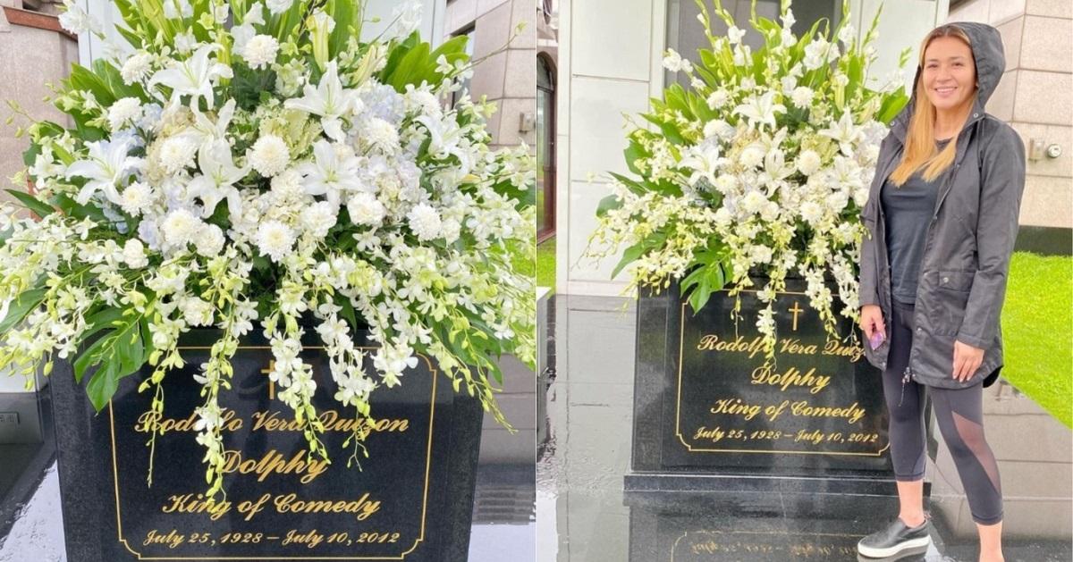 Zsa Zsa Padilla visits Dolphy's tomb on his 93rd birthday | GMA News Online