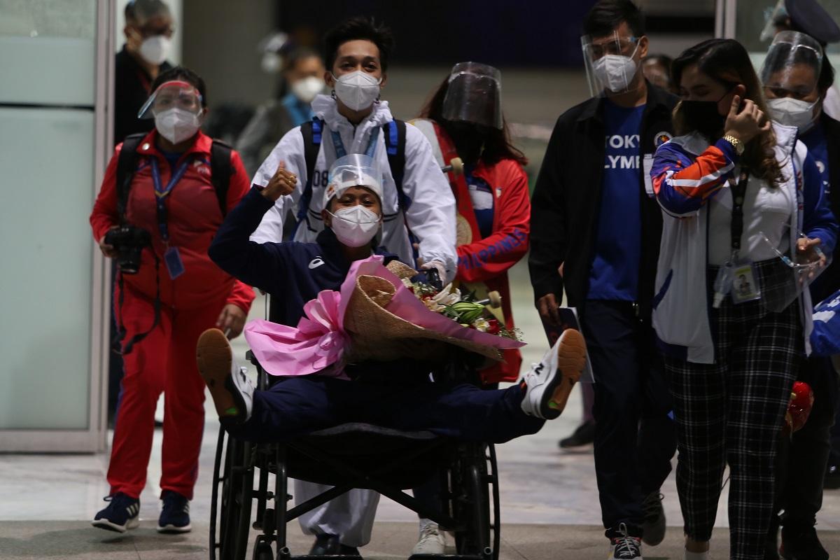 Olympian skateboarder Margielyn Didal returns to the Philippines ...