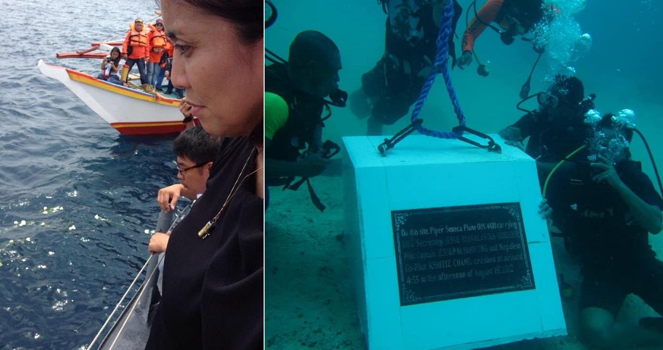 VP Leni looks back on Jesse Robredo’s underwater marker on his 9th ...
