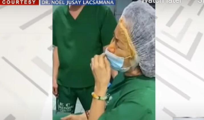 Lola na halos tatlong taong bulag dahil sa katarata, emosyonal nang ...
