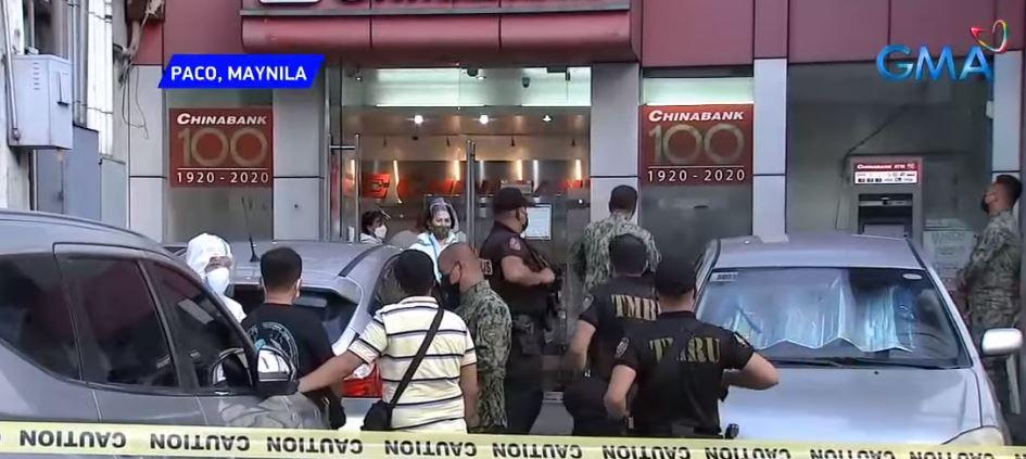 Lone robber takes P600K from bank with 2 guards | GMA News Online