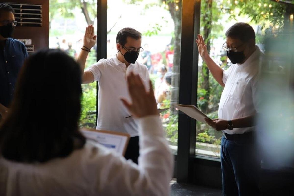 Isko leads oath-taking of Erice, other new Aksyon Demokratiko members ...