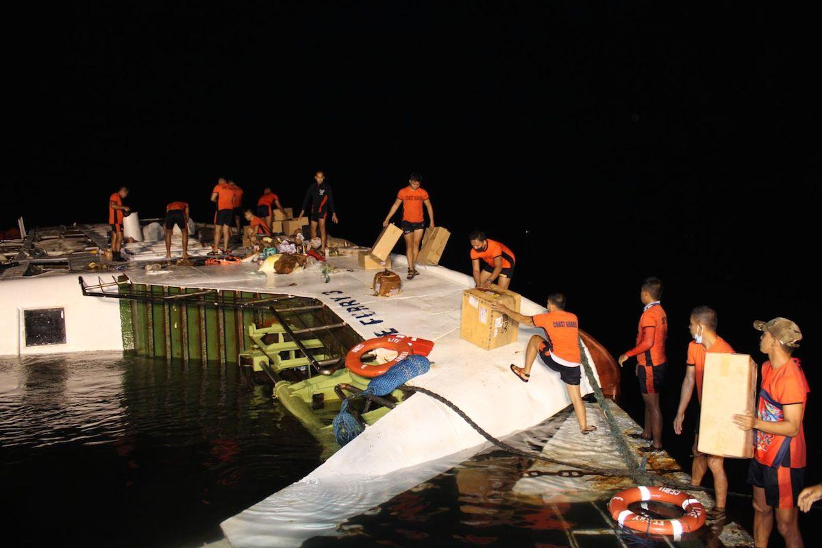 Roro passenger ship lists on starboard side; 1 dead, 15 rescued ...