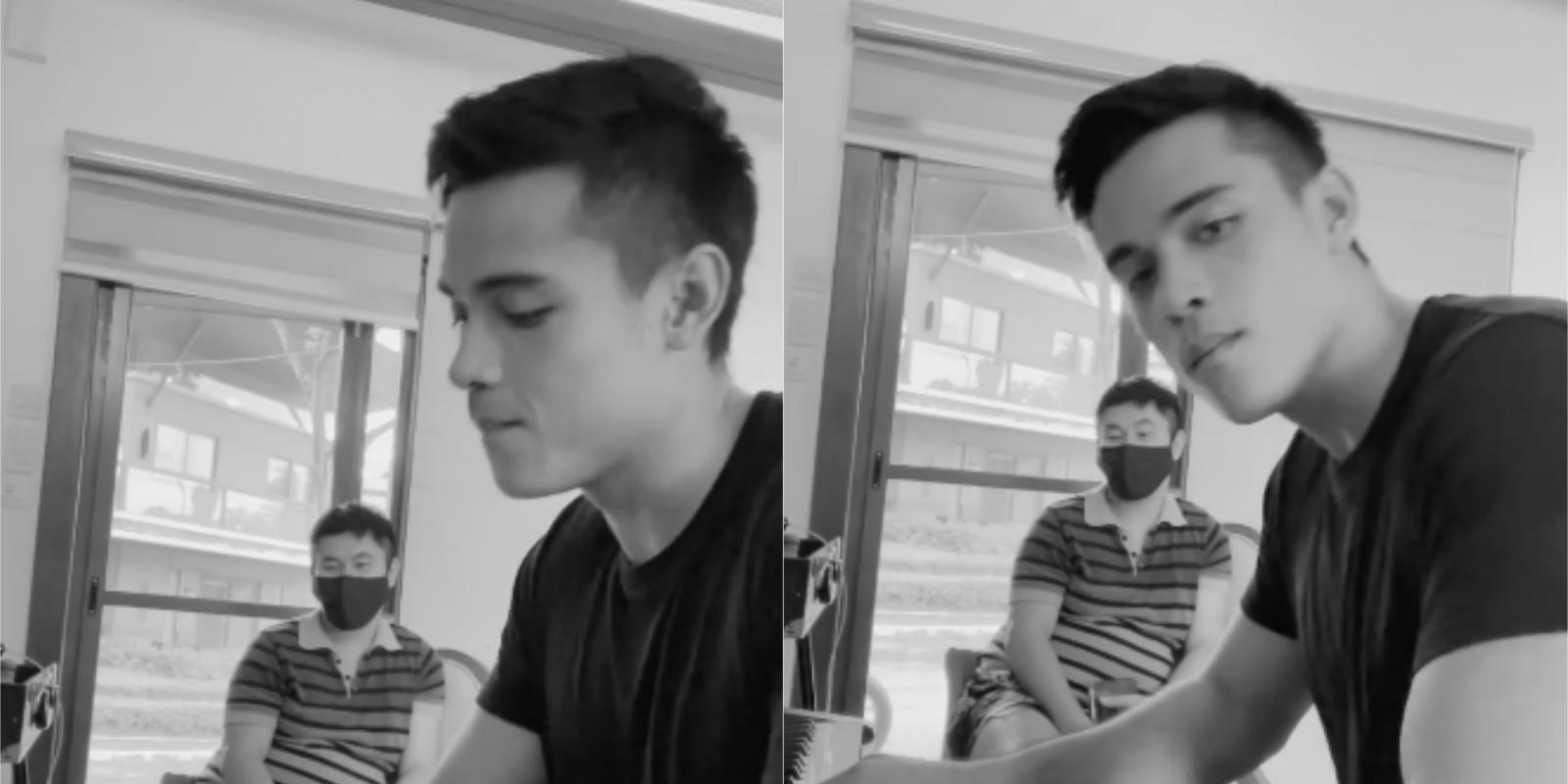 Xian Lim showcases incredible singing voice, piano skills while filming ...