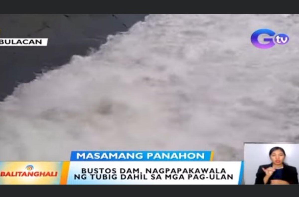 Bustos Dam in Bulacan releases water; LGUs call for vigilance | GMA ...