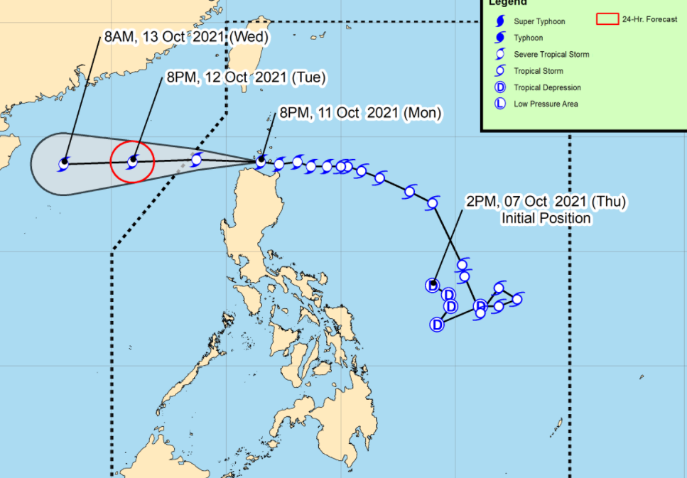 PAGASA: Maring makes landfall in Fuga island, moves away from Babuyan ...