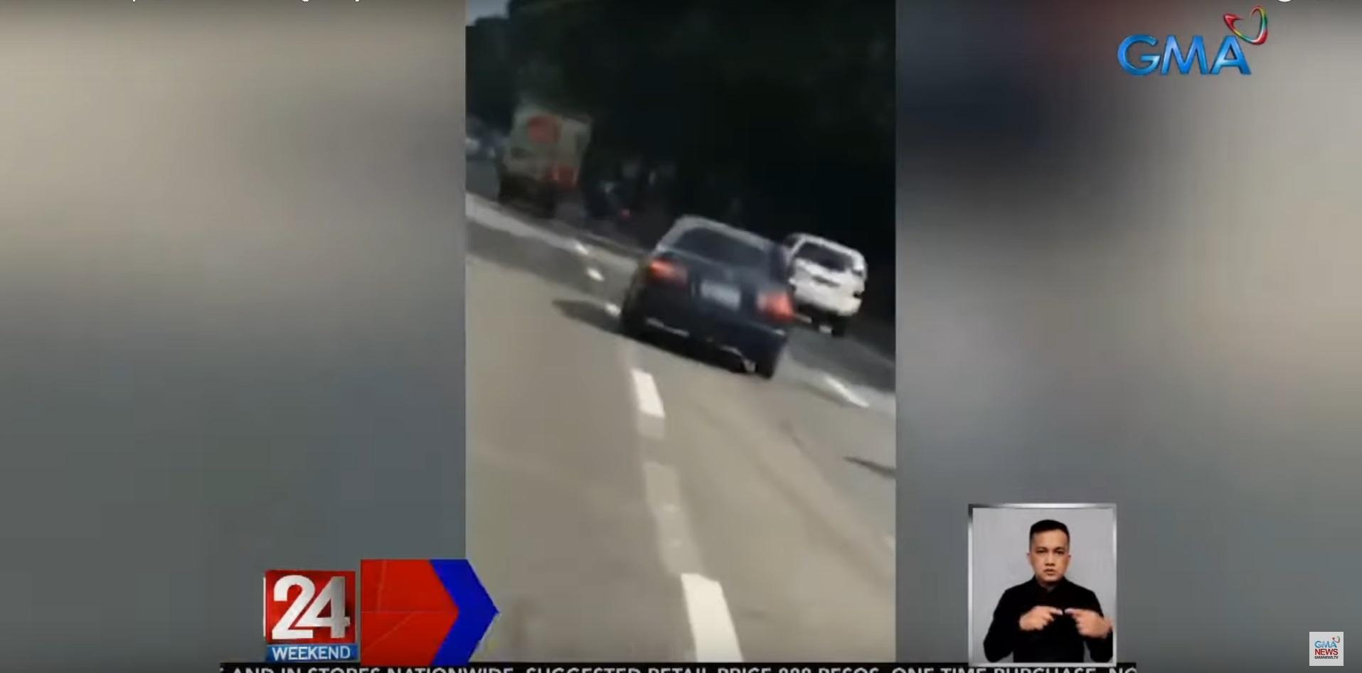 MMDA street sweeper injured in EDSA-Ortigas Flyover hit and run | GMA ...