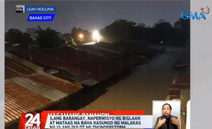 Roof-high floods hit parts of Davao City on Monday night | GMA News Online