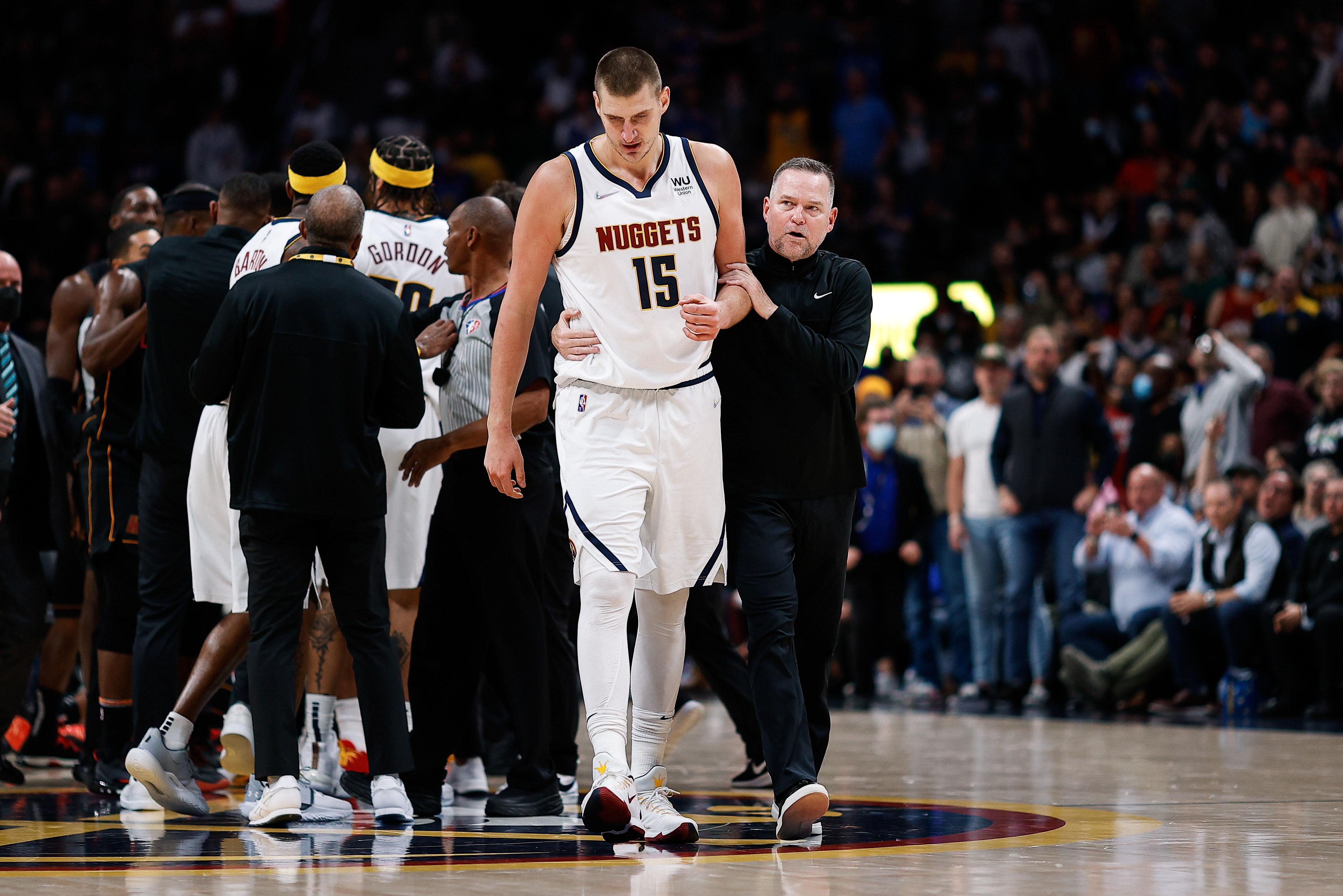 Nikola Jokic notches triple-double, then ejected as Nuggets beat Heat | GMA News Online