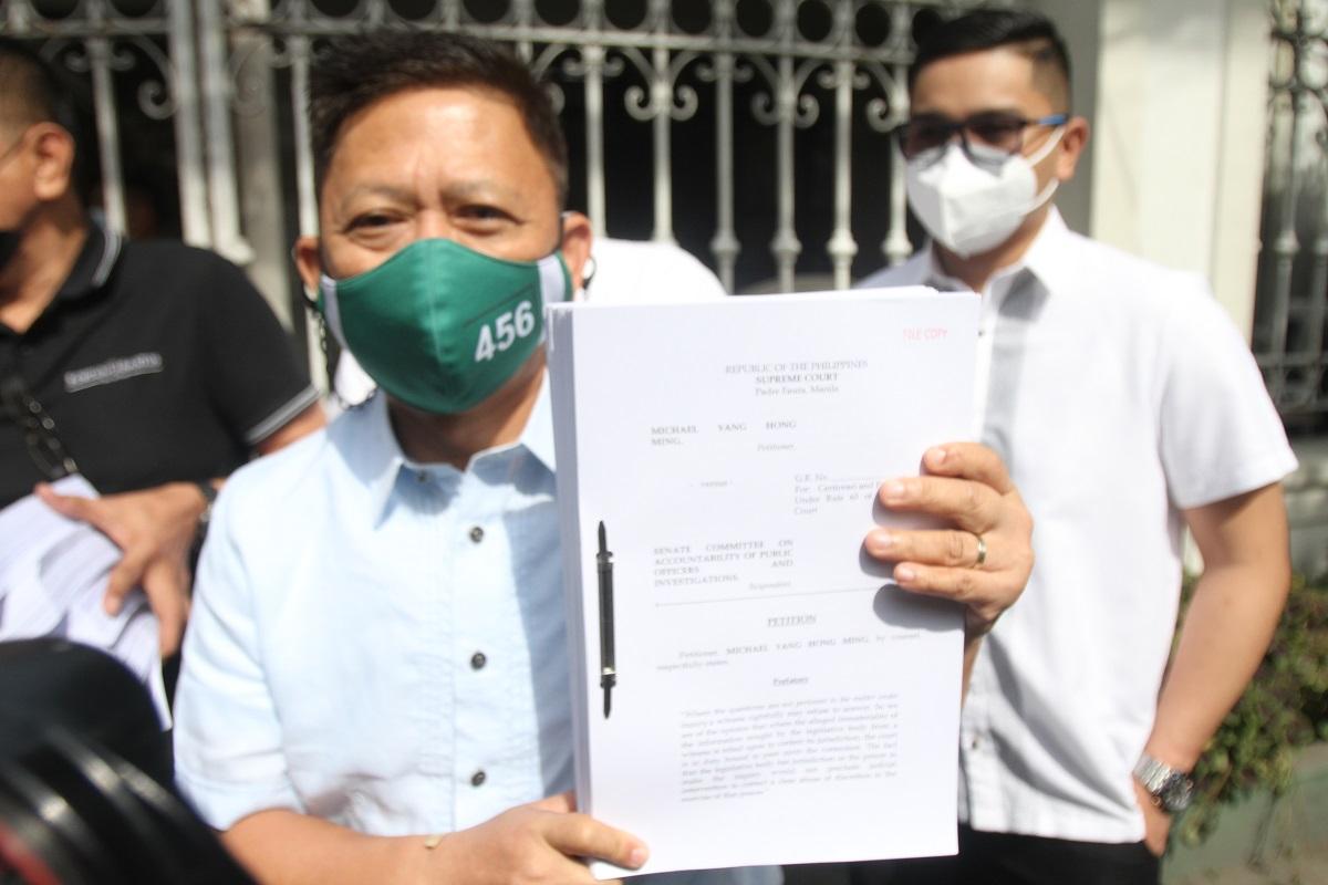 Michael Yang asks SC to void arrest orders, stop Senate blue ribbon ...