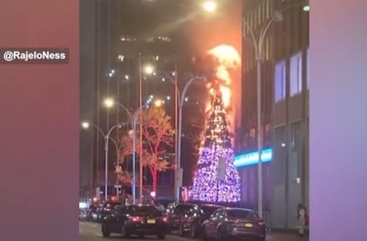 Cops nab man in NYC after Fox News Christmas tree torching | GMA News ...