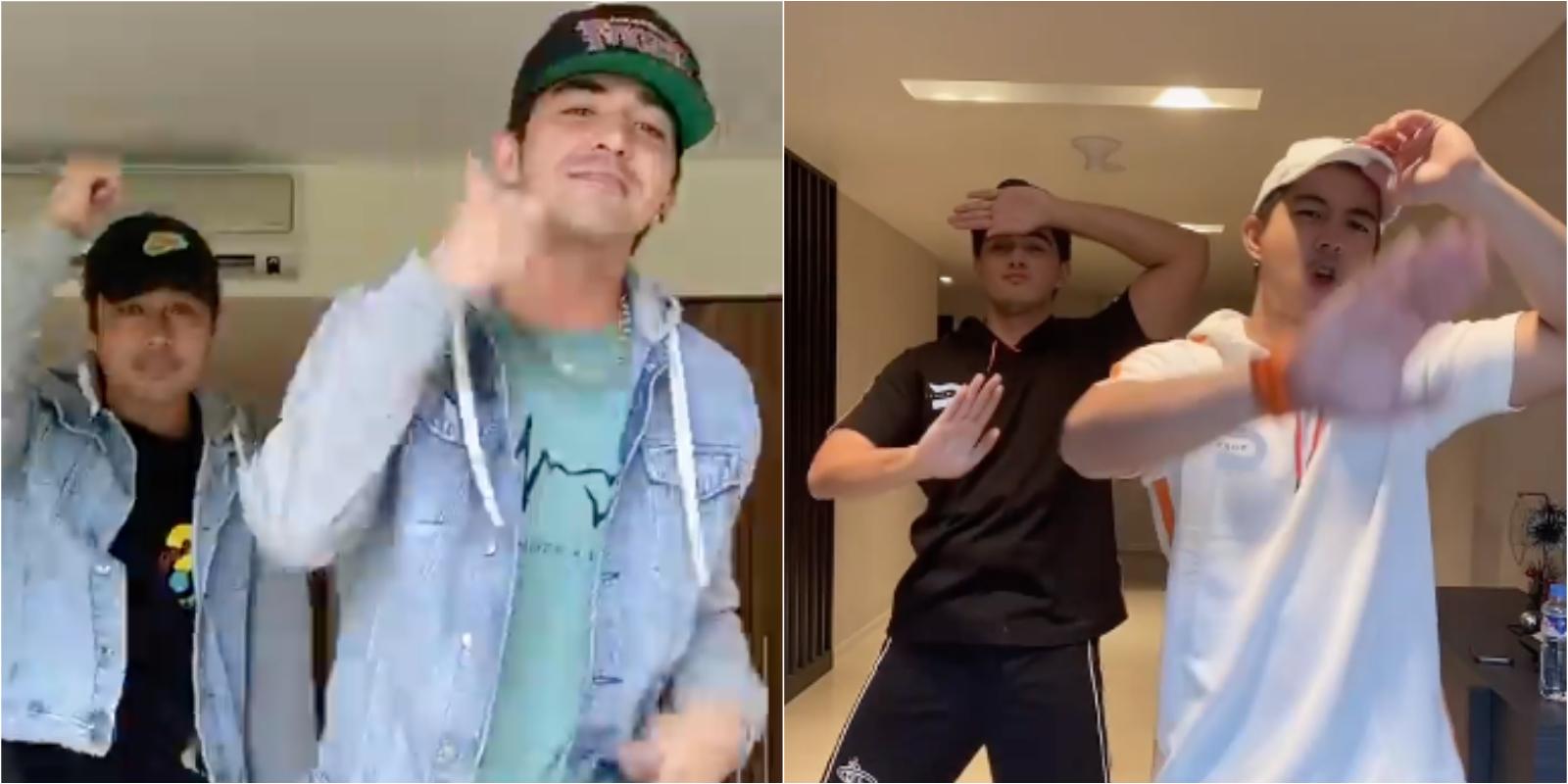Mark Herras, Benjamin Alvez have a TikTok dance battle with Rodjun Cruz ...