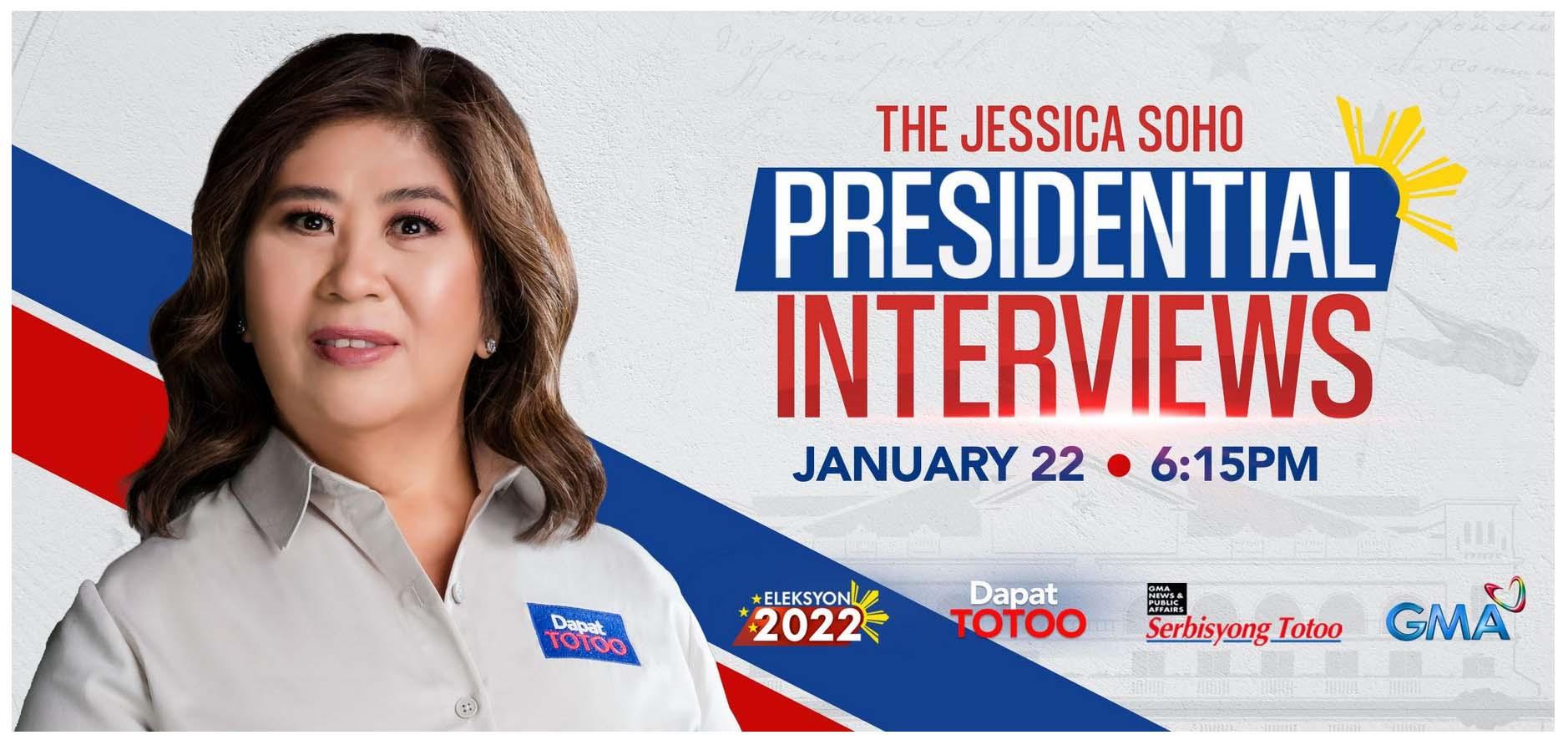 Watch live: The Jessica Soho Presidential Interviews | GMA News Online