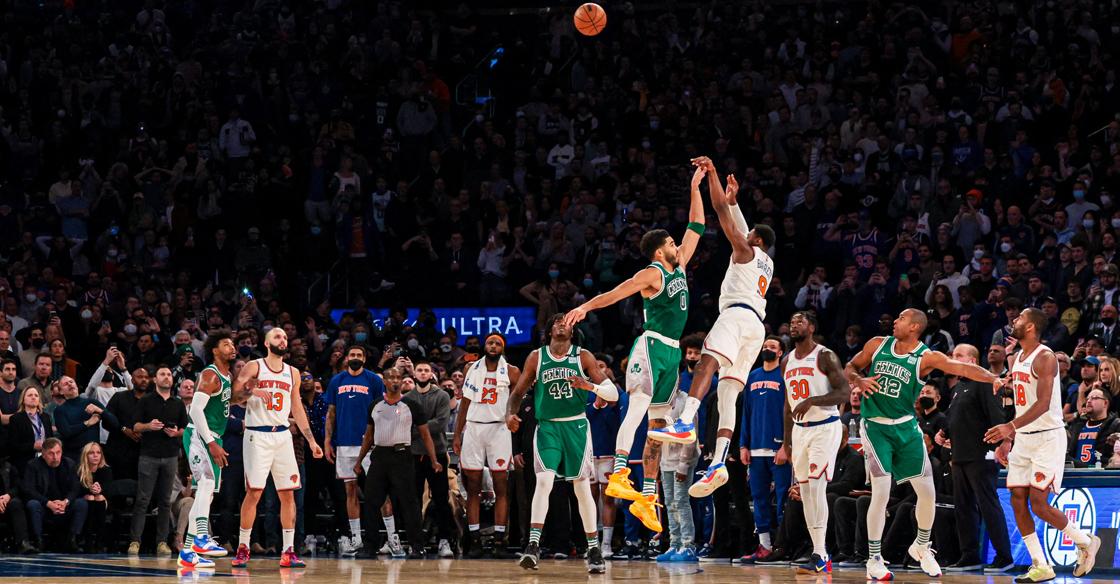 RJ Barrett's game-winner completes Knicks' huge comeback over Celtics ...