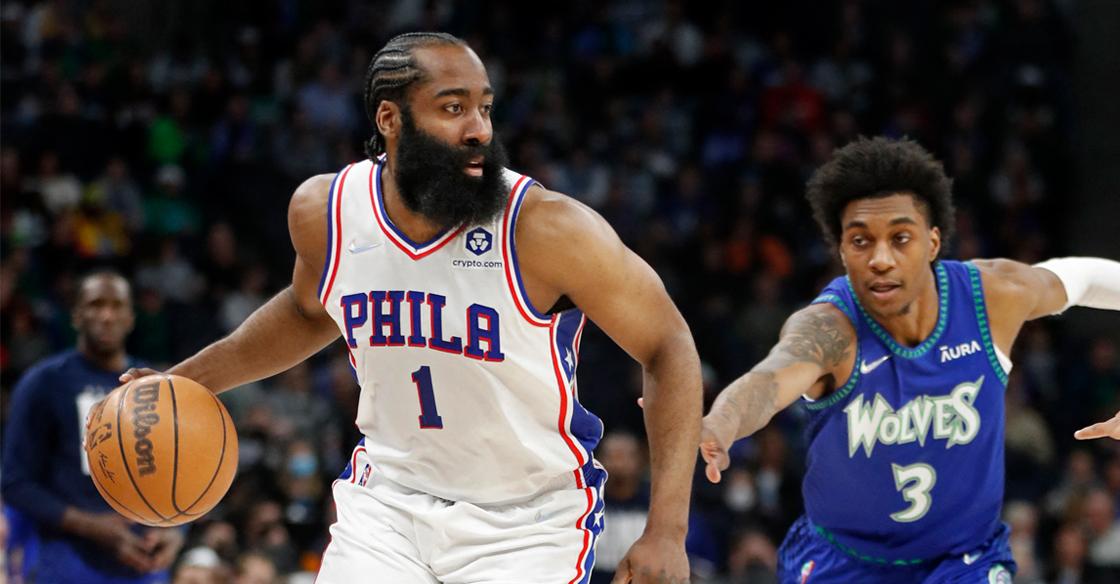 James Harden posts 27 points, 12 assists in debut as 76ers take down ...