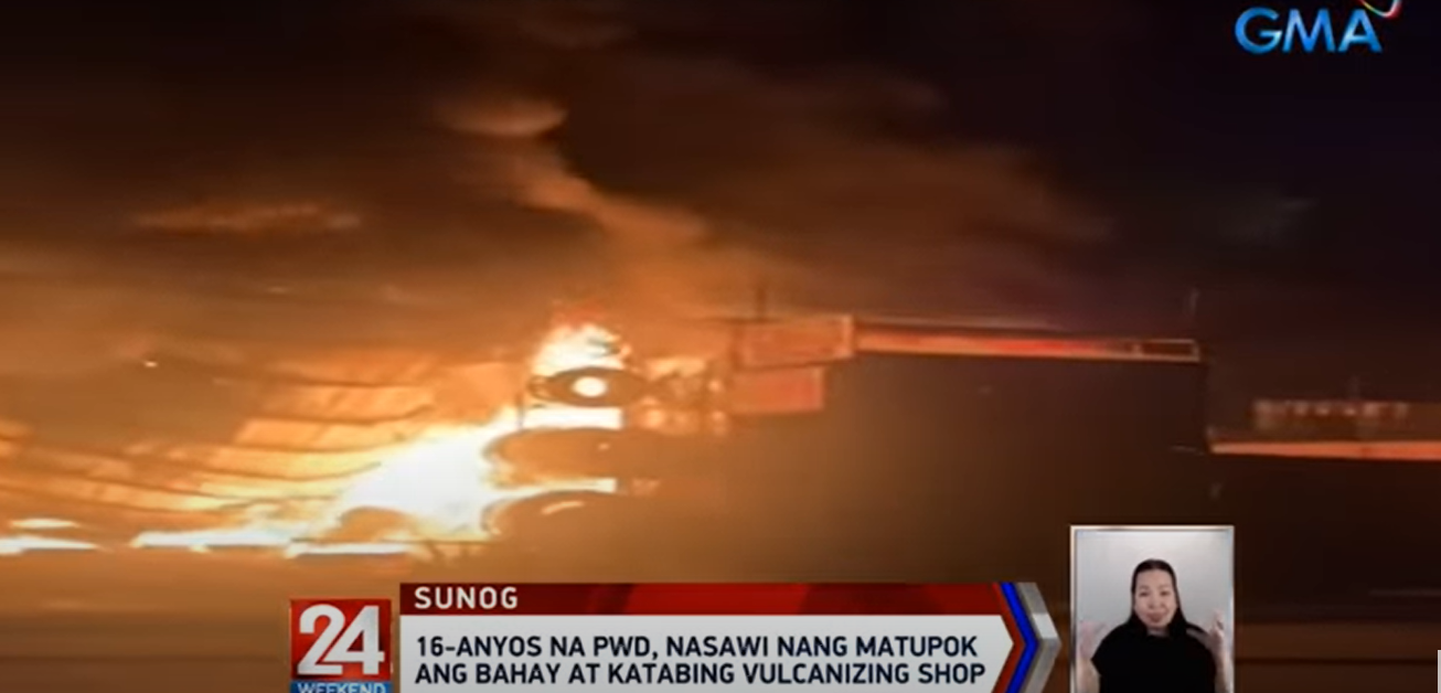 16-anyos na PWD, patay nang masunog ang kanilang bahay at katabing vulcanizing shop | Balitambayan