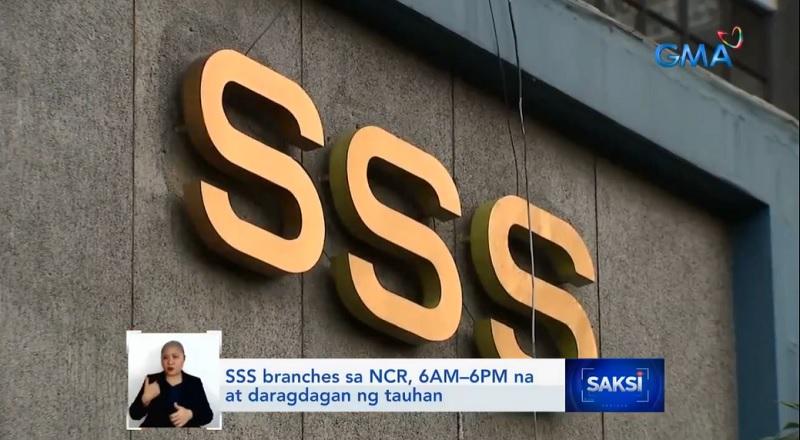 Extended hours, more personnel deployed in SSS branches in Metro Manila ...