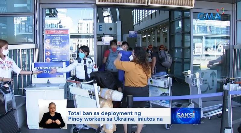 Deployment ban of Filipino workers to Ukraine in place — Bello | GMA ...