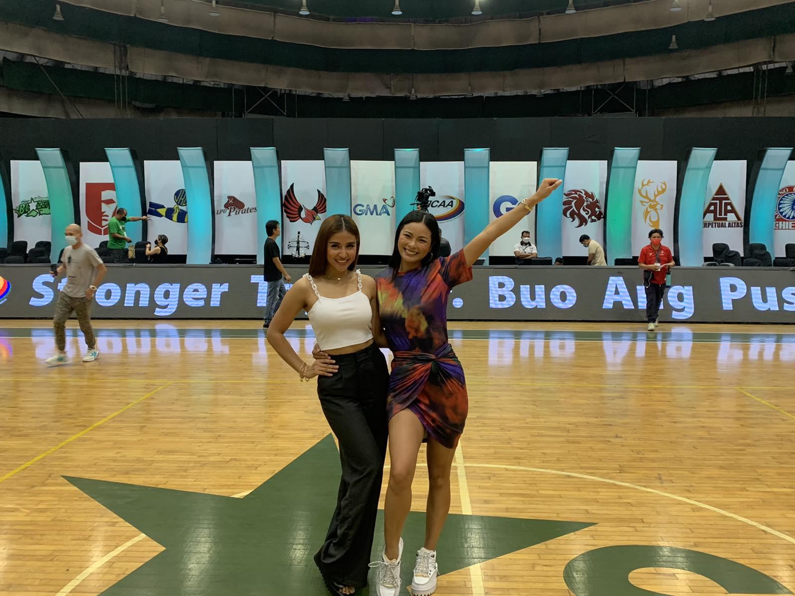 LOOK: 'First Lady' stars Sanya Lopez and Maxine Medina watch NCAA ...