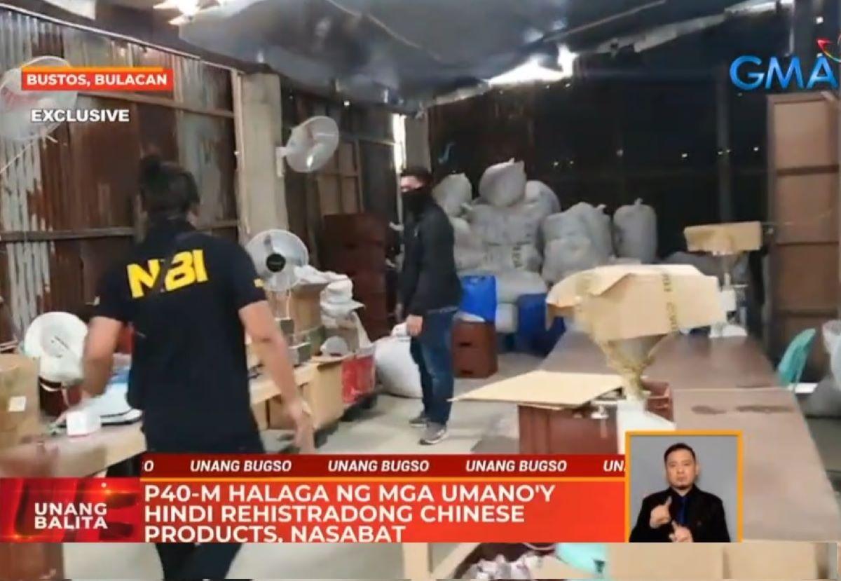 P40-M 'unregistered' Chinese products, nasabat sa Bulacan | Balitambayan