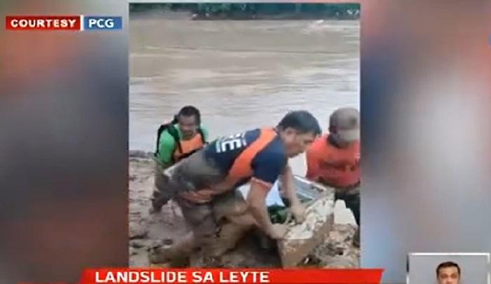 Bata na nagtago sa refrigerator, nakaligtas sa landslide sa Baybay, Leyte | Balitambayan