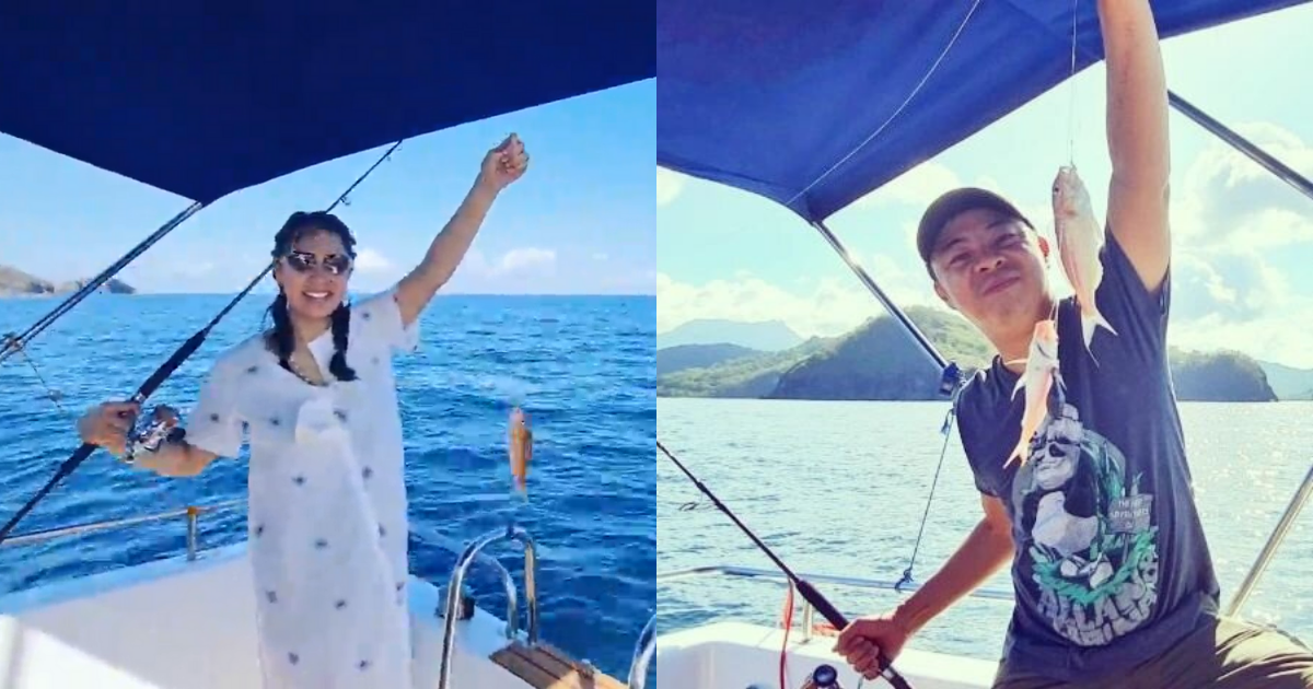 Chito and Neri Miranda overjoyed to catch fish on their yacht: 'Feeling ...