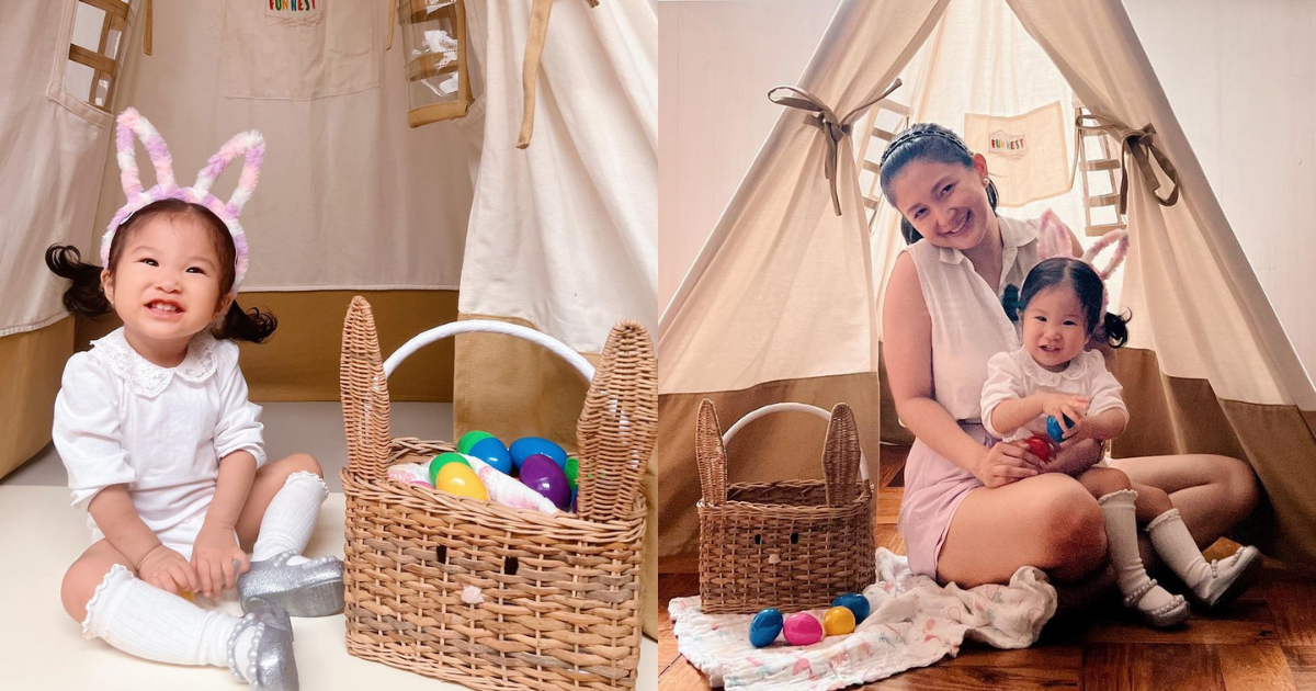 Sheena Halili's daughter Martina dresses up as bunny on Easter Sunday ...