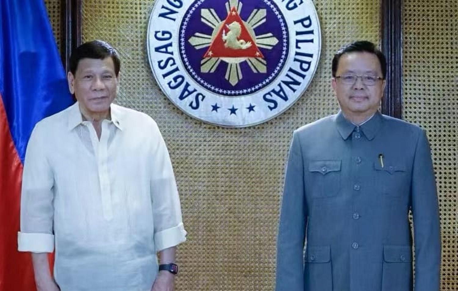 Chinese envoy thanks Duterte for strengthening Philippine-China ties ...