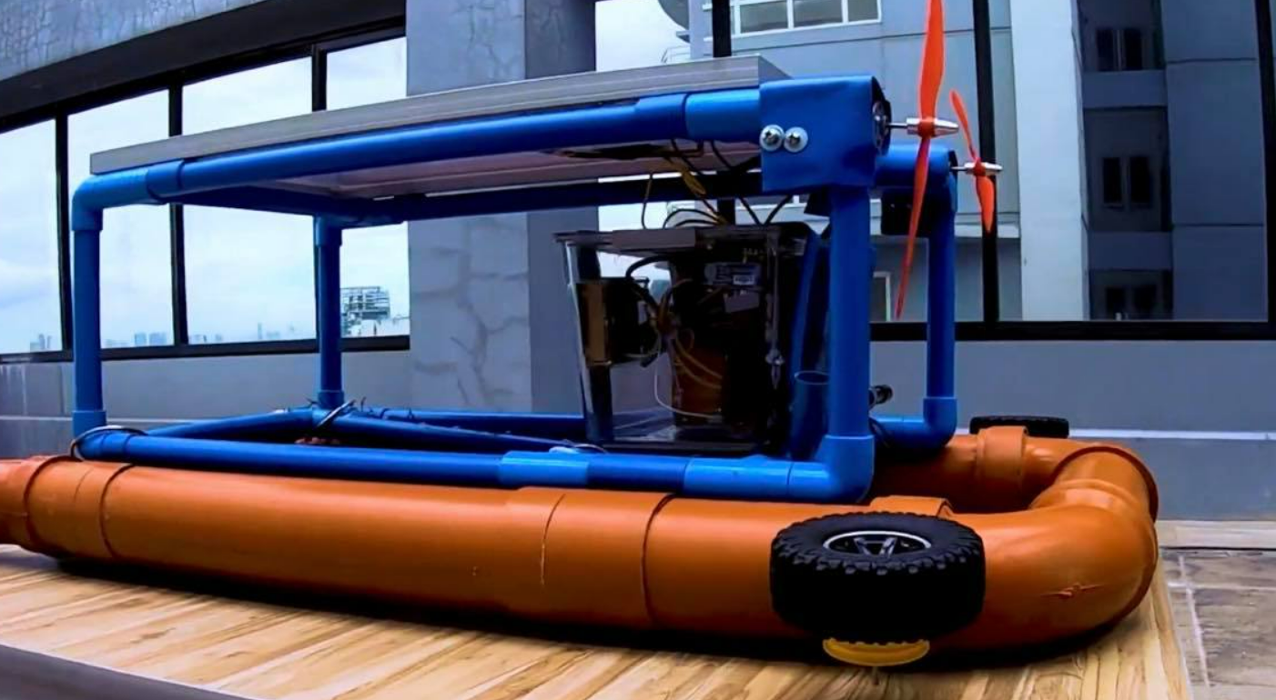 Software students create ocean drone which collects waste, measures ...