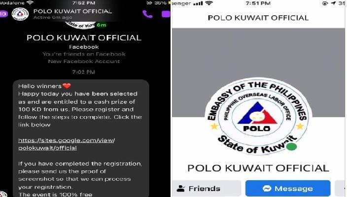 OFWs sa Kuwait, binalaan vs pekeng 'POLO Kuwait' Facebook page | Balitambayan